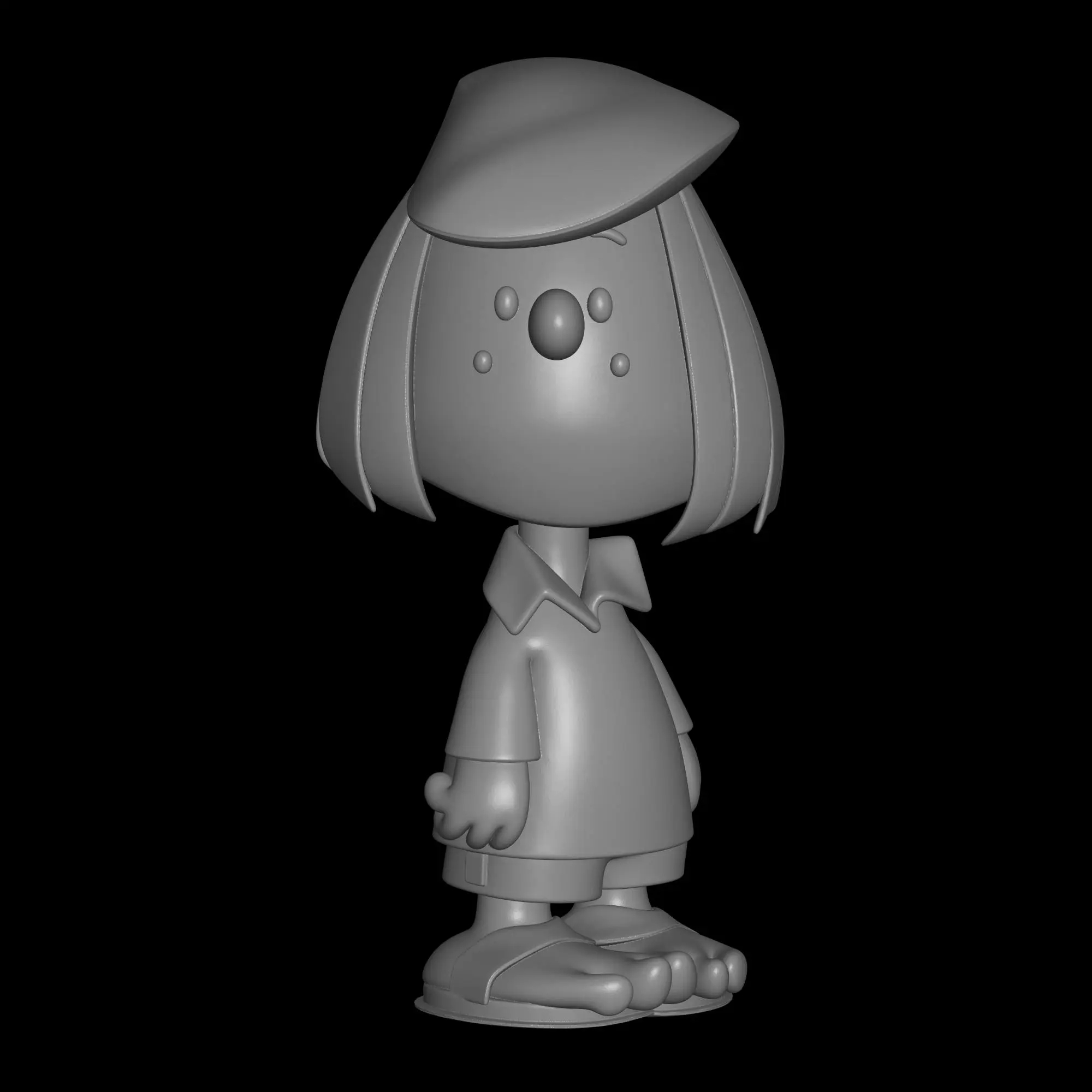 Characters & Creatures STL Download - Peppermint Patty designby BiLeN ...