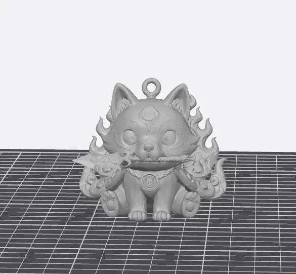 3D Printer Files | 3MF File | Keychain Okami Inu – El Guardián del Sol ...