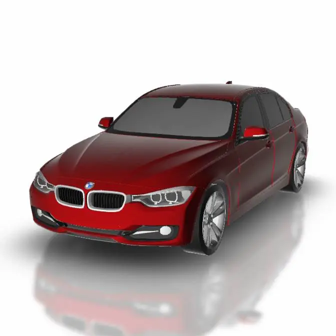 Vehicles & Machinery STL Download - BMW 320d 2014by 3DCARSALON