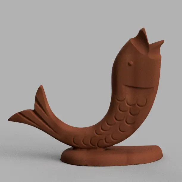 Other STL Download - Wood fish pen holderby Motek3D