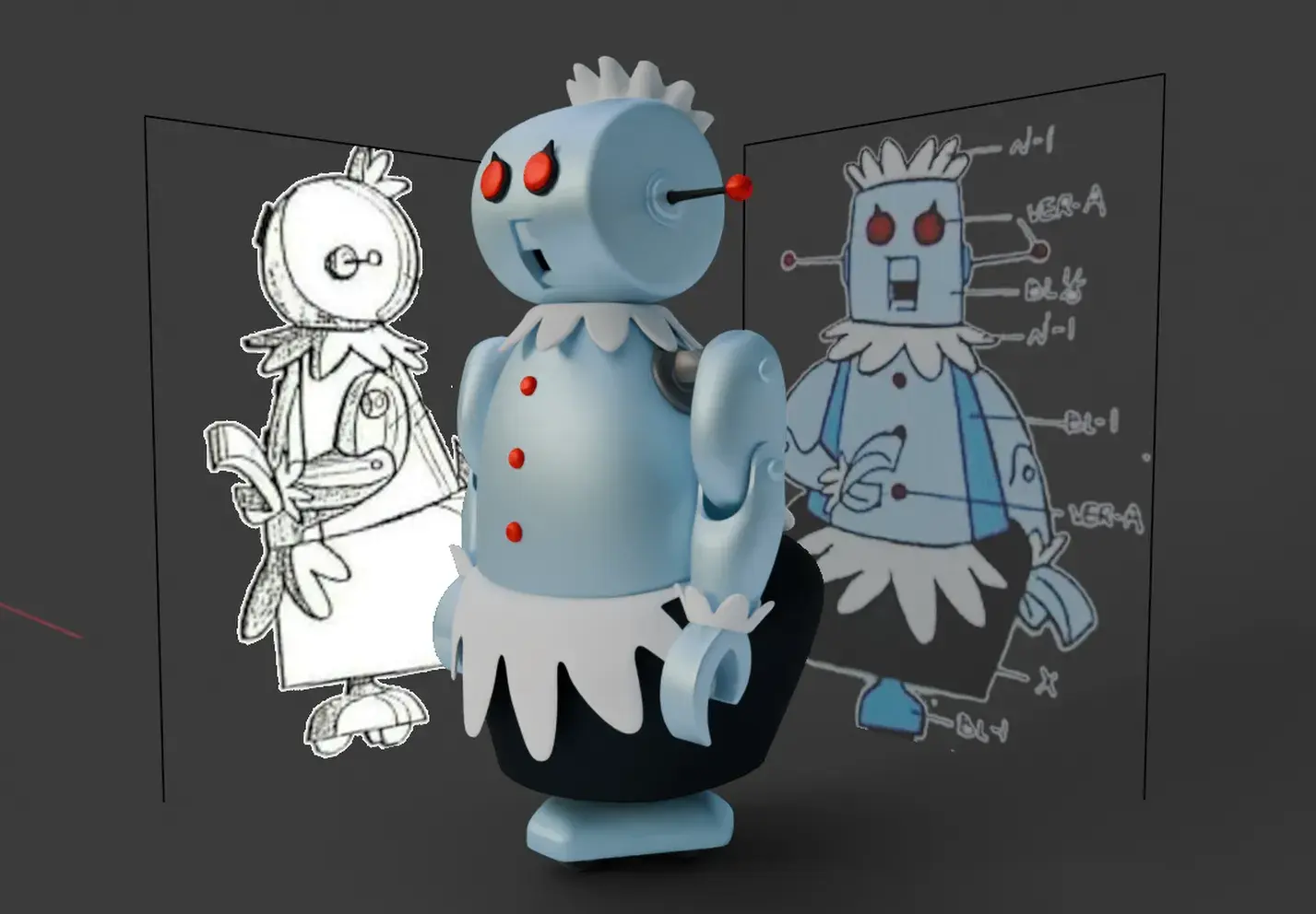 Other STL Download - Rosey The Robotby 3dmpro