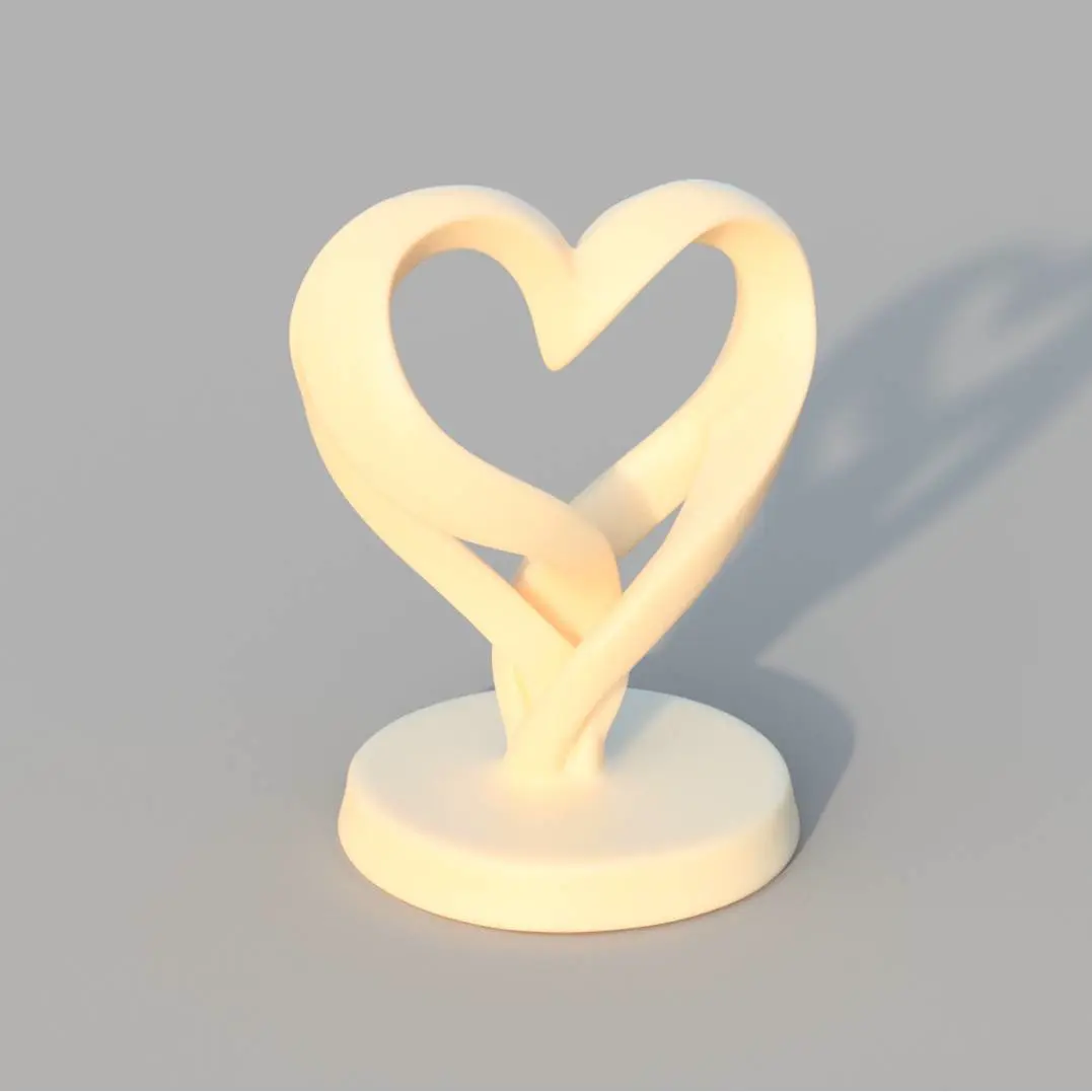 3D Printer Files | 3MF File | 1. The Heart – Beginning of Eternal Love | Creality Cloud