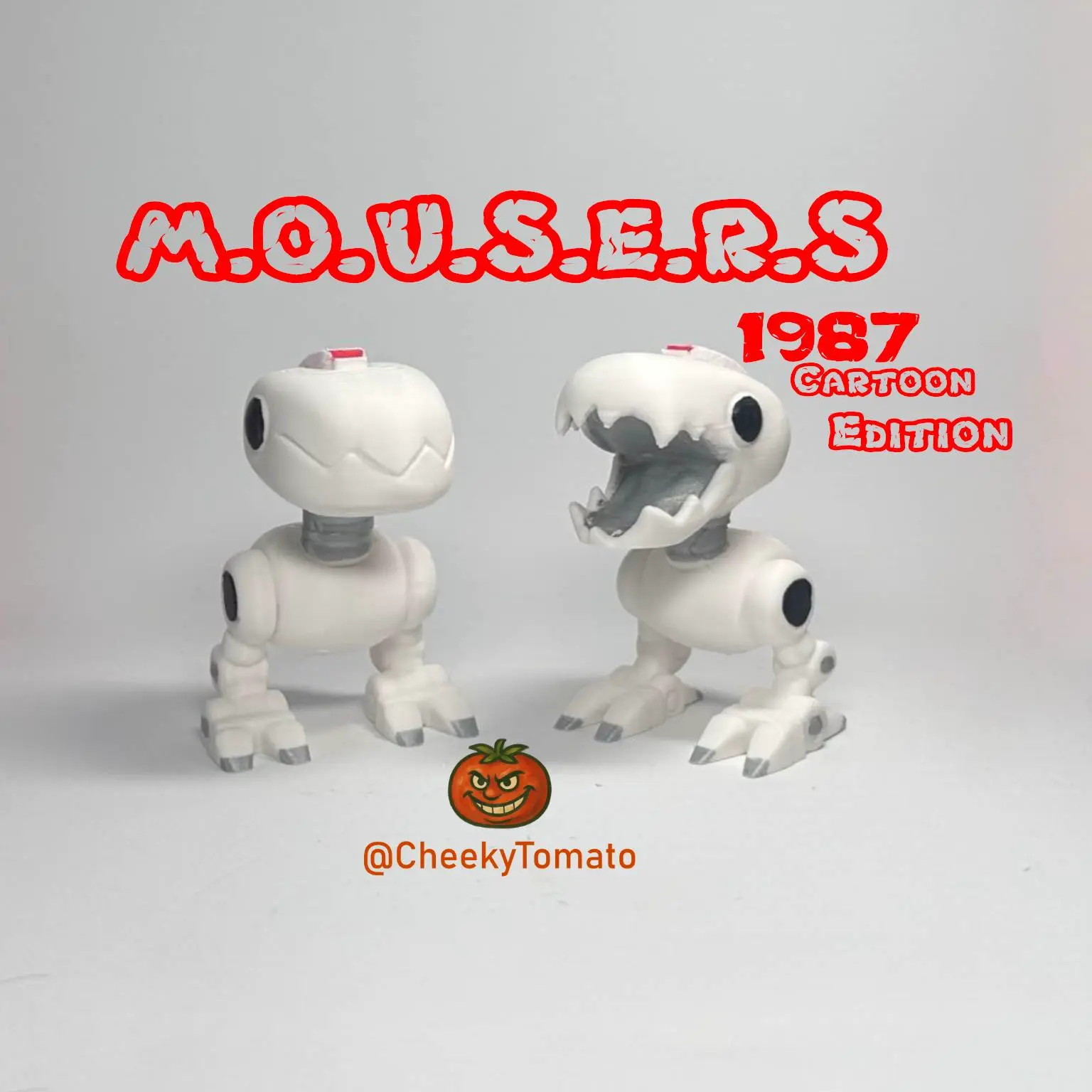 3D Printer Files | 3MF File | Mousers (2-Pack) – TMNT 1987 DeskBuddy ...