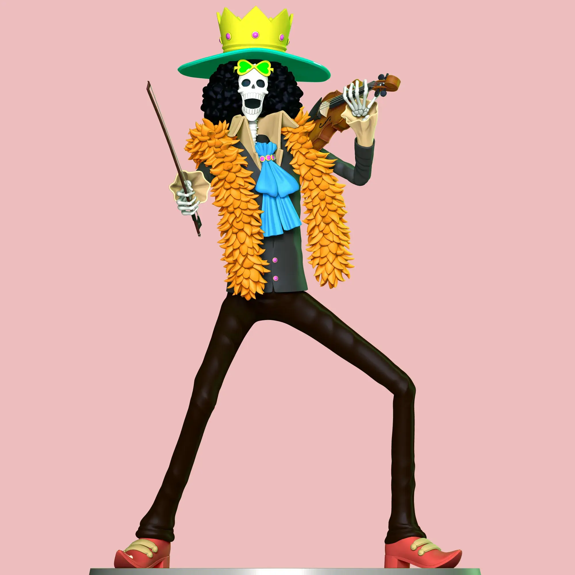 Characters & Creatures STL Download - Brook and Violin - One Pieceby ...