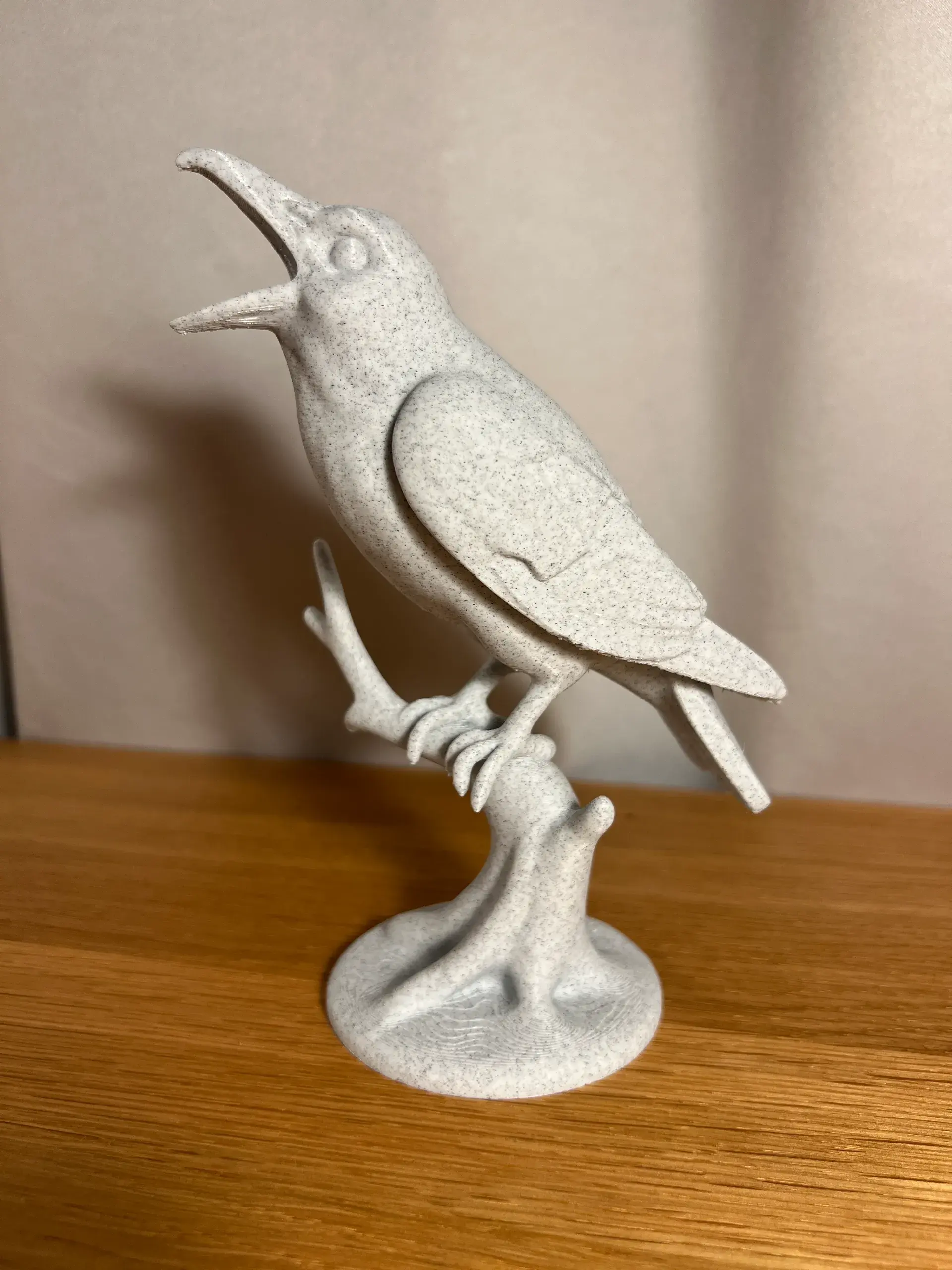 3D Printer Files | 3MF File | Crow on Branch | Creality Cloud