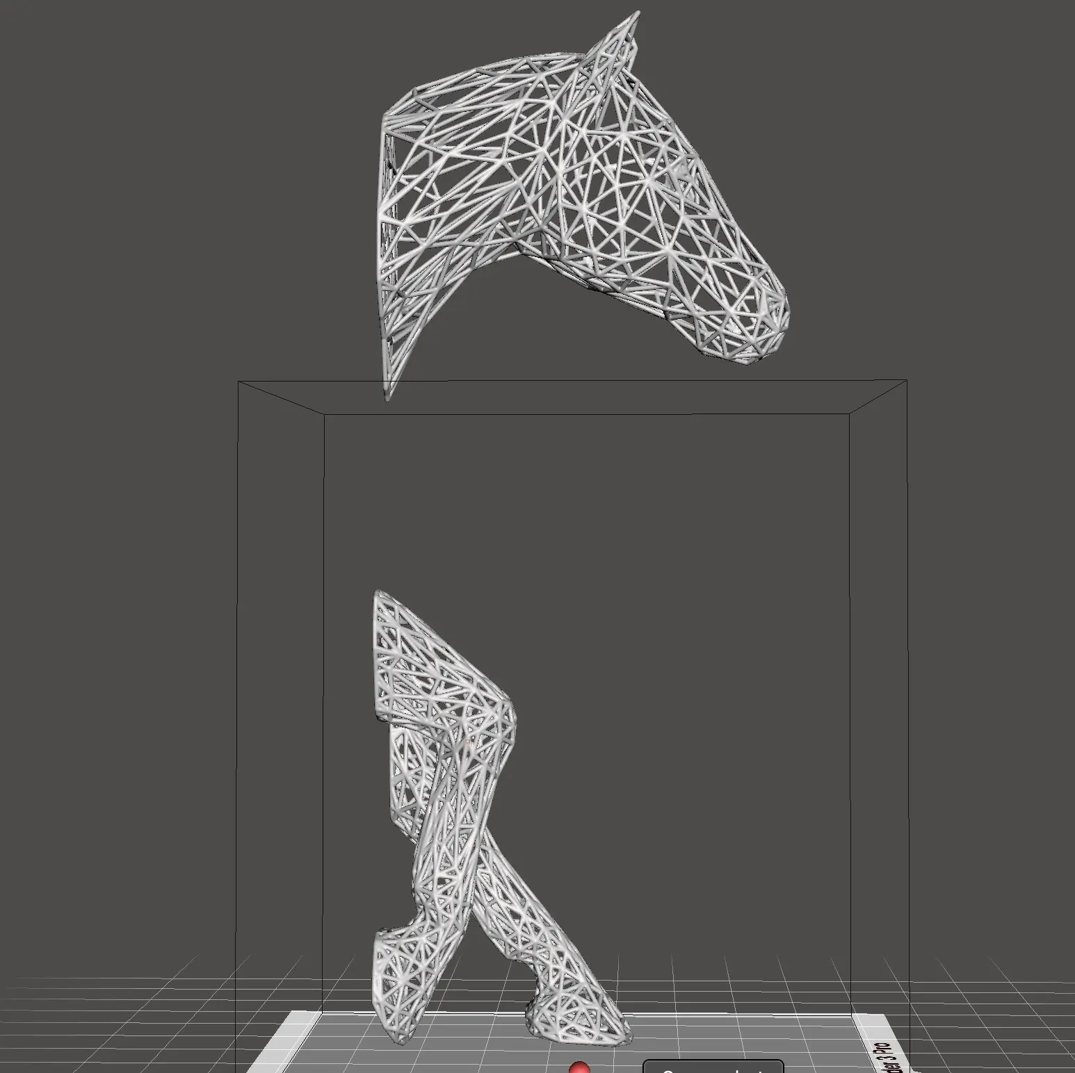 Digital Art STL Download - HORSE WIREFRAME WALL DECOR (2 DESIGNS)by ...