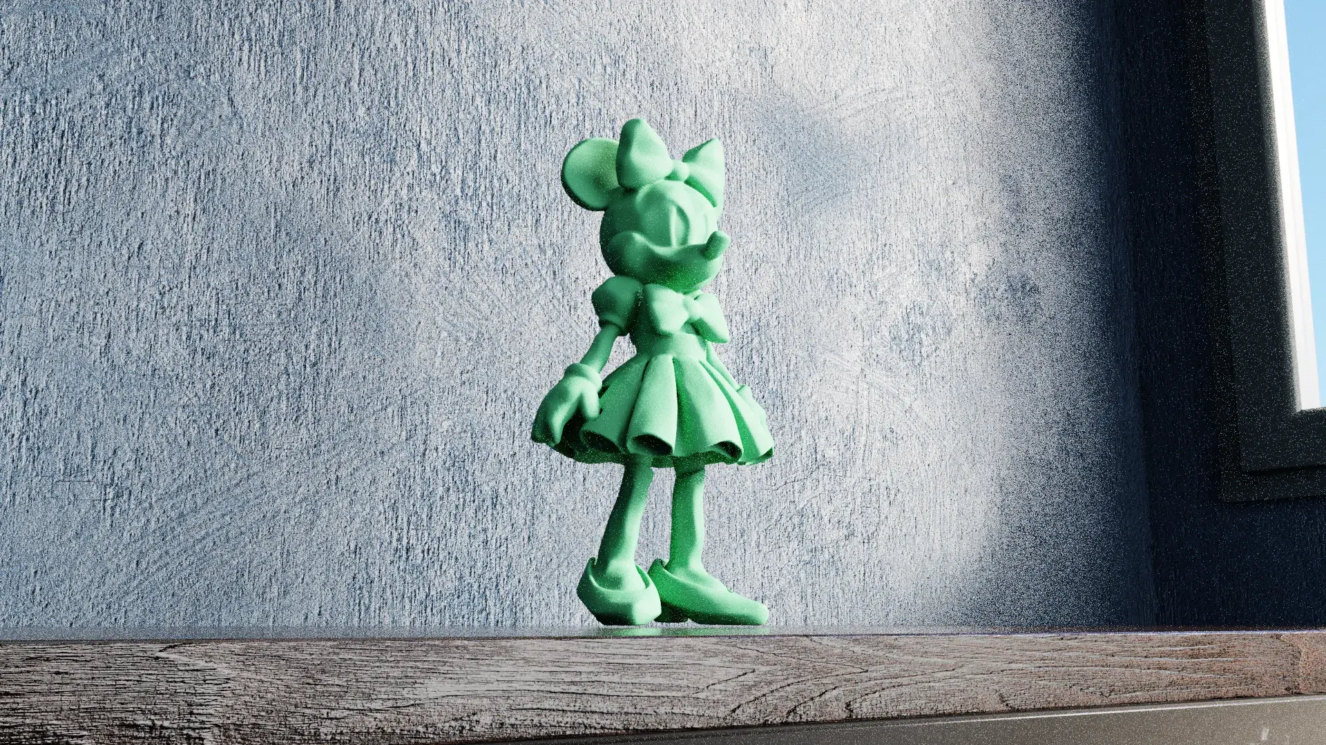 3D Printer Files | 3MF File | Low Poly Minnie Mouse | Creality Cloud