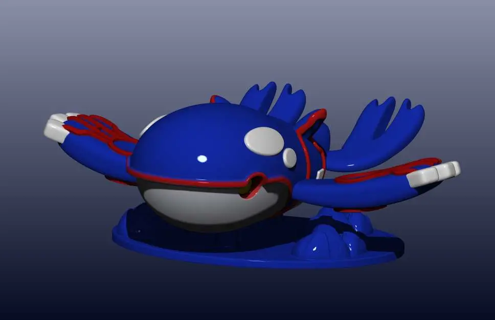 Other STL Download - kyogre by arise 3D