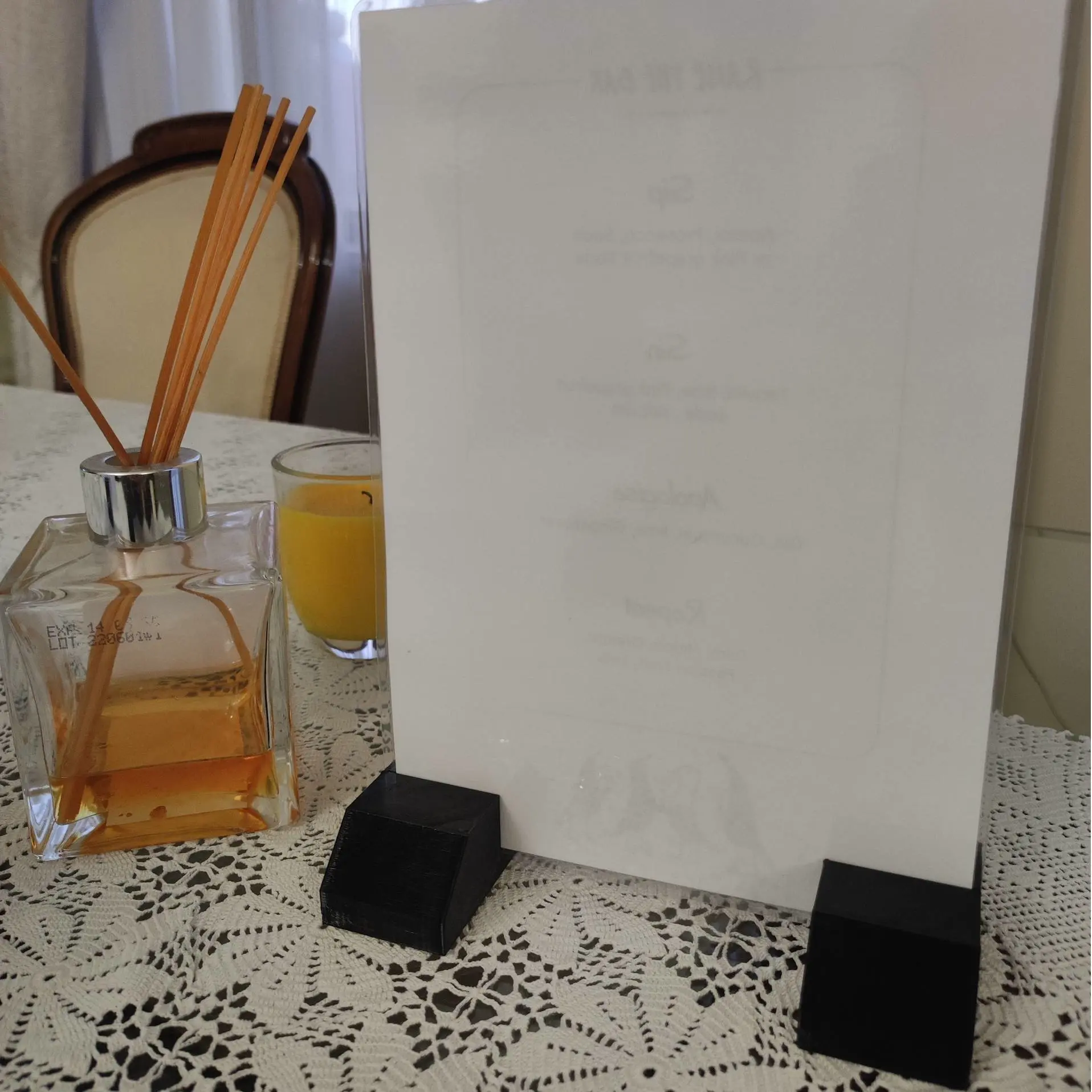 3D Printer Files | 3MF File | Menu card holder | Creality Cloud
