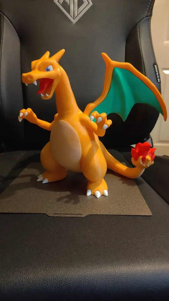 Free Characters & Creatures STL Download - Charizard - multi partby El ...