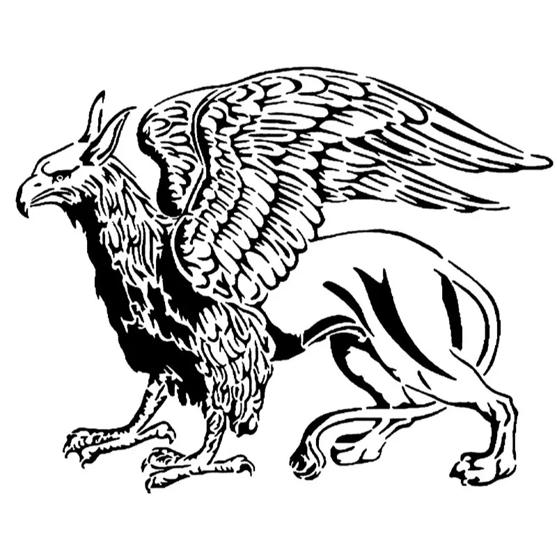 Free Digital Art STL Download - Griffin stencil 2by SMT_M 🦊