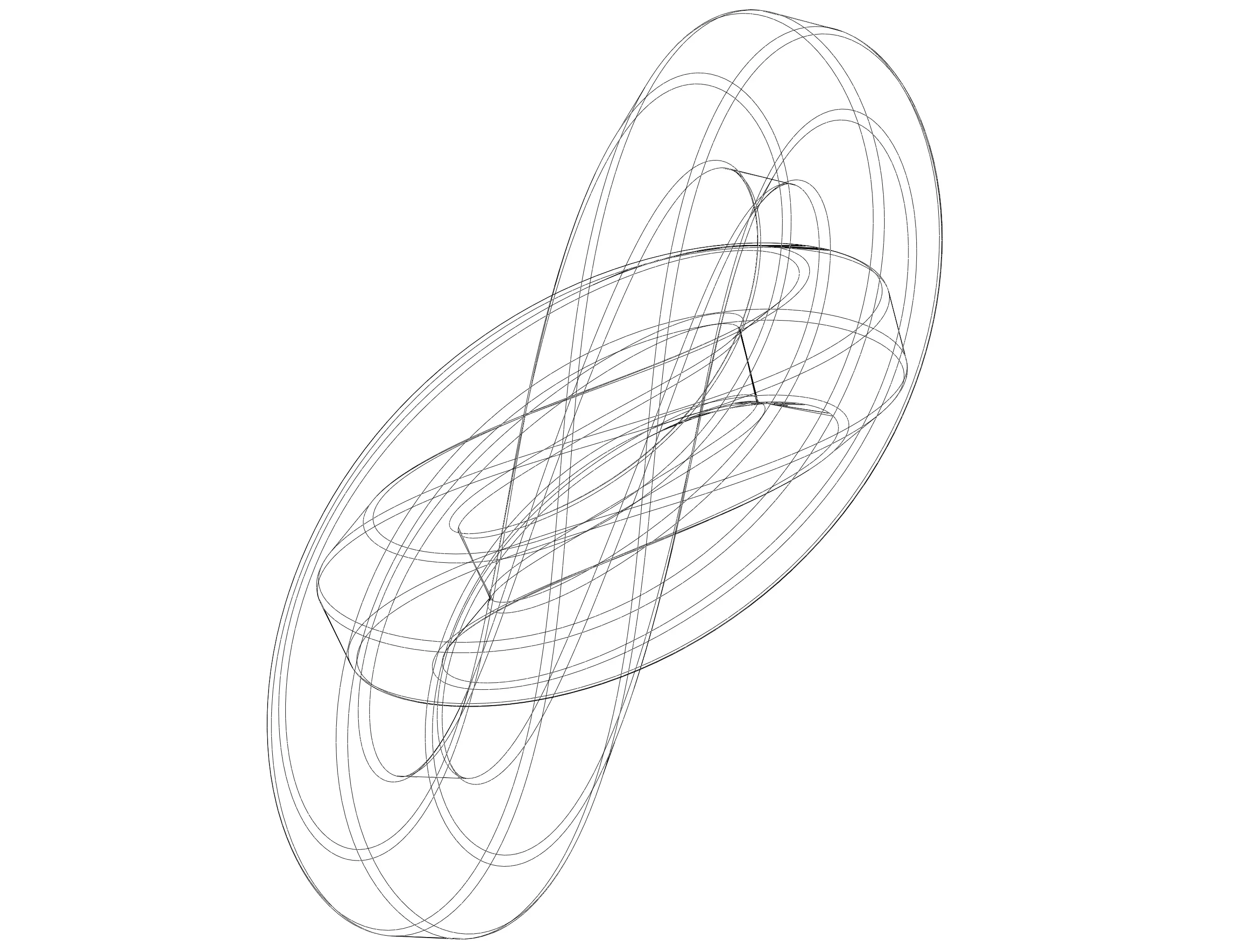 Sculptures & Artworks STL Download - Wireframe Shape Hexagonal Trefoil ...