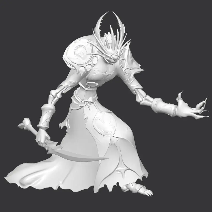 3D Printer Files | 3MF File | Undead assassin D&D miniature | Creality ...