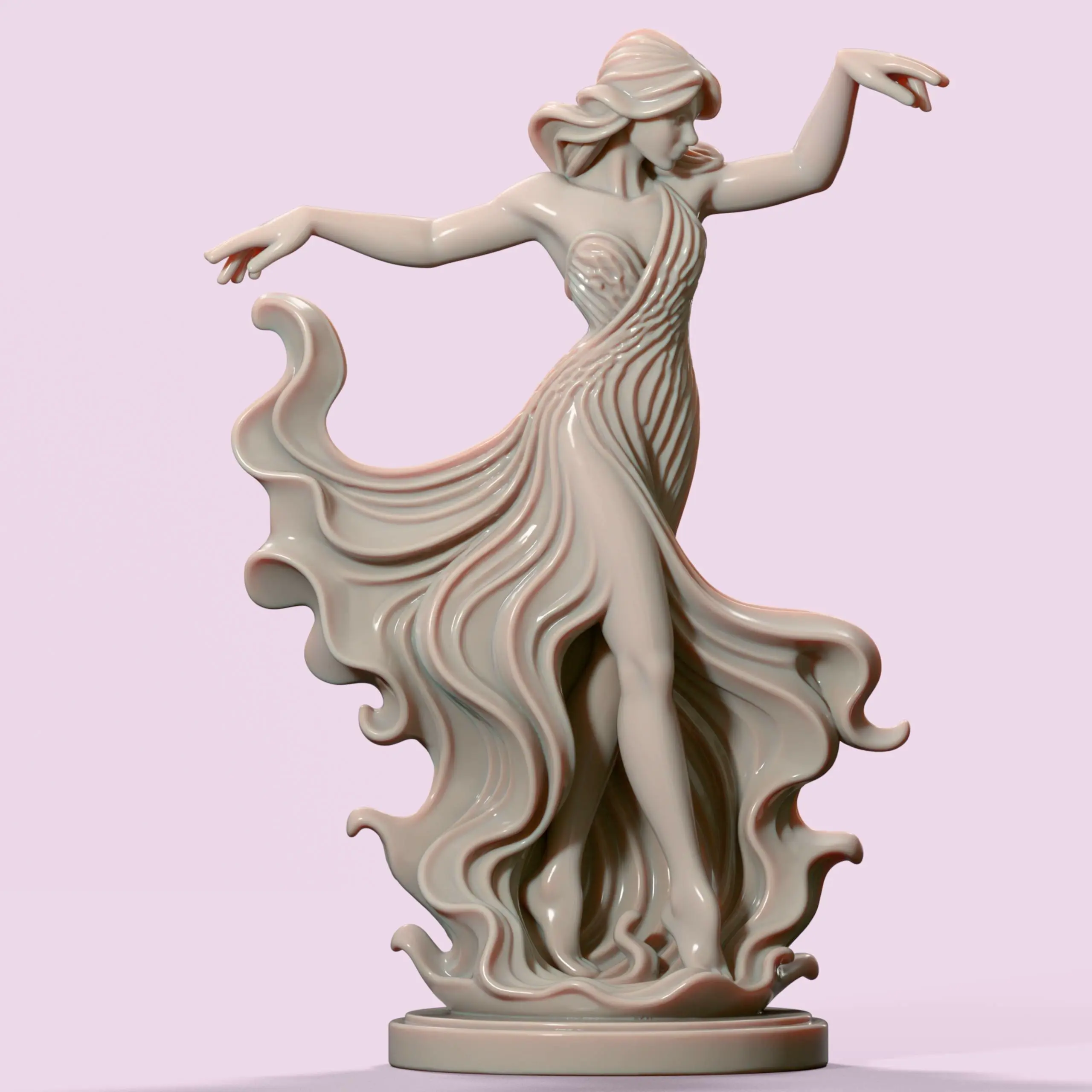 3D Printer Files | 3MF File | Dancing Woman | Creality Cloud