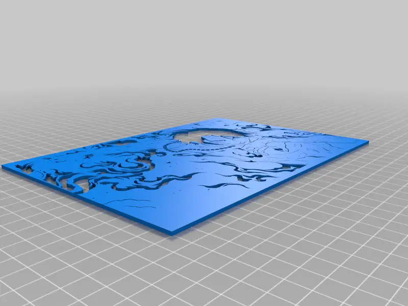 Free Digital Art STL Download - Portgas D. Ace stencilby SMT_M 🦊