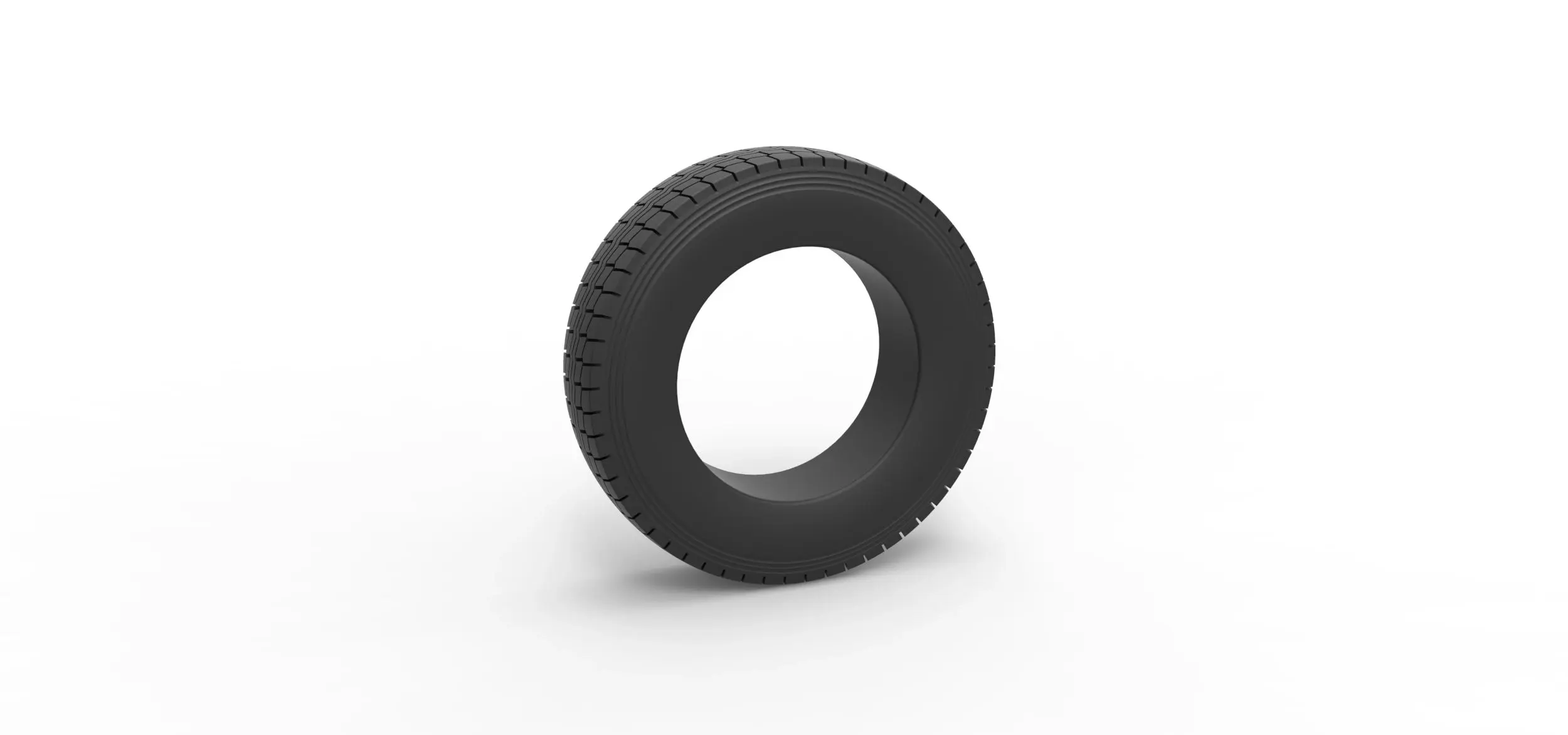 Other STL Download - Semi truck tire 6 Scale 1:25by 3DTechDesign
