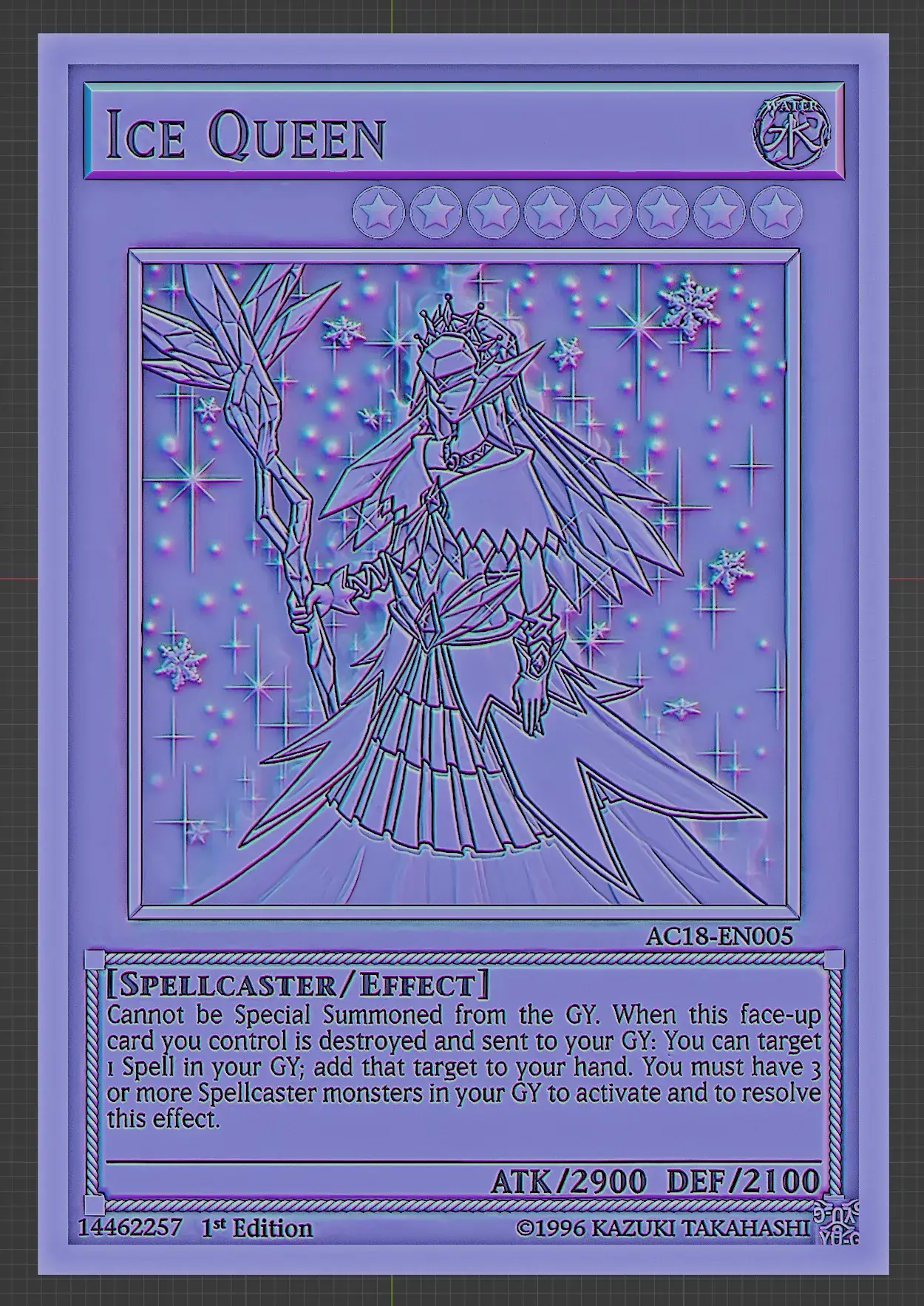 Other STL Download - Ice Queen - yu-gi-oh!by Wsonuchiha3D