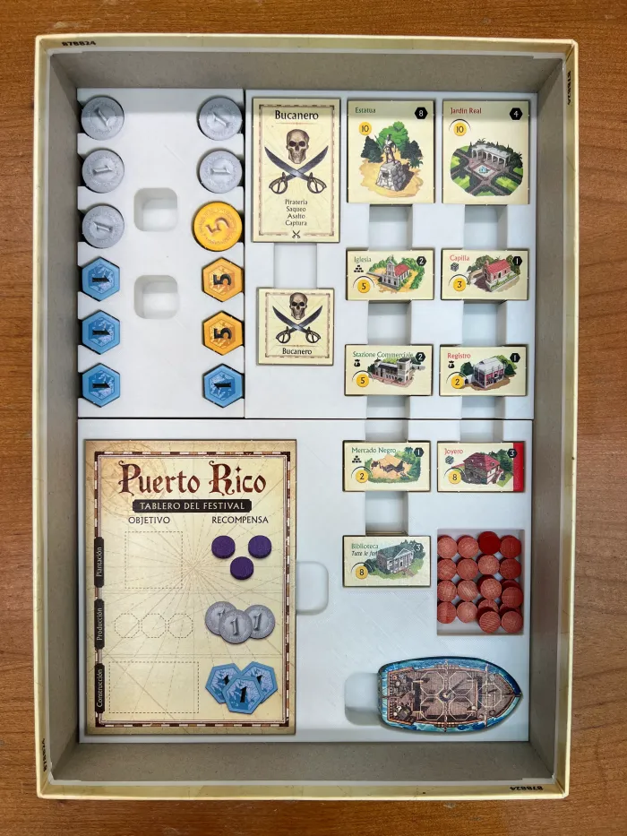 Board Games & Card Games STL Download - Puerto Rico Board Game ...