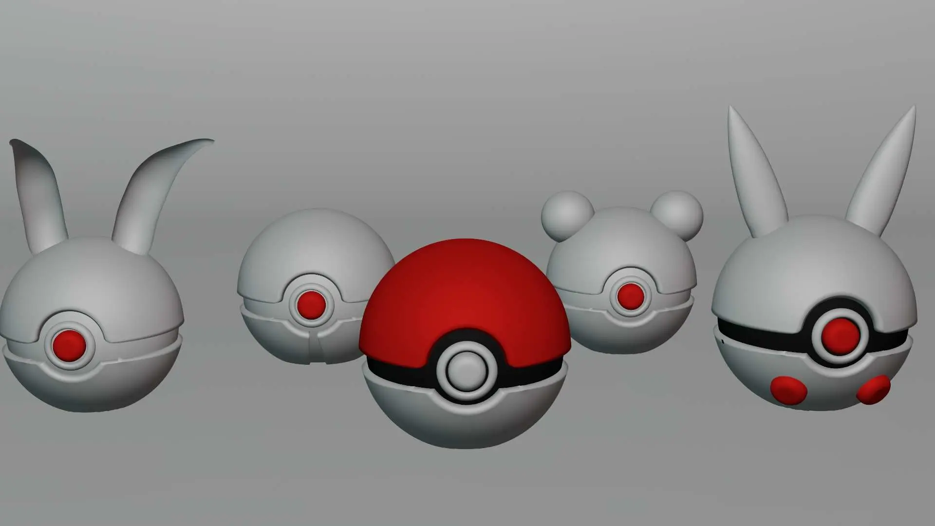 Board Games & Card Games STL Download - pokeball kit by Anukalpgenesis3d