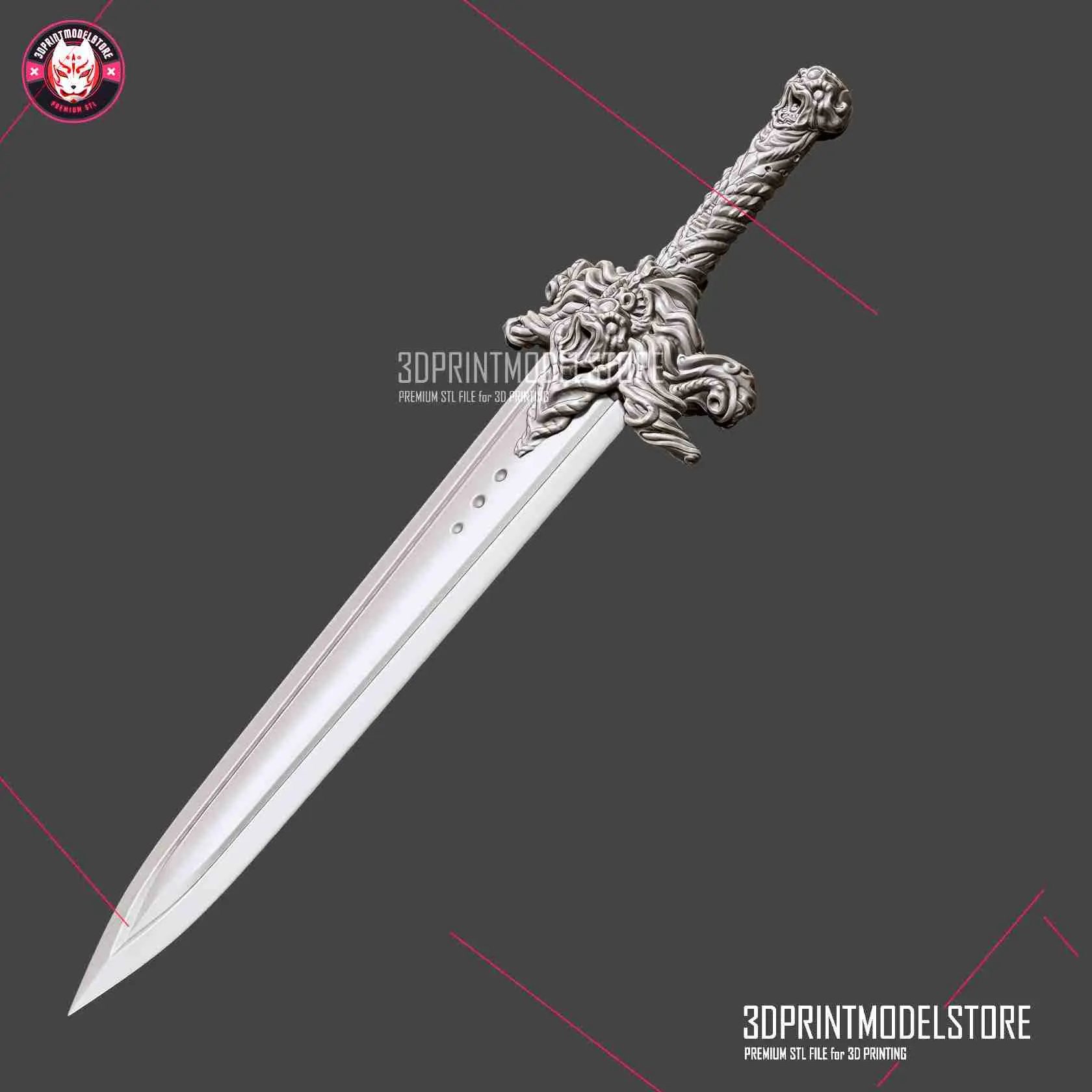 Devil Sword Dark Weapon Costume Cosplay Halloween | 3D models download ...