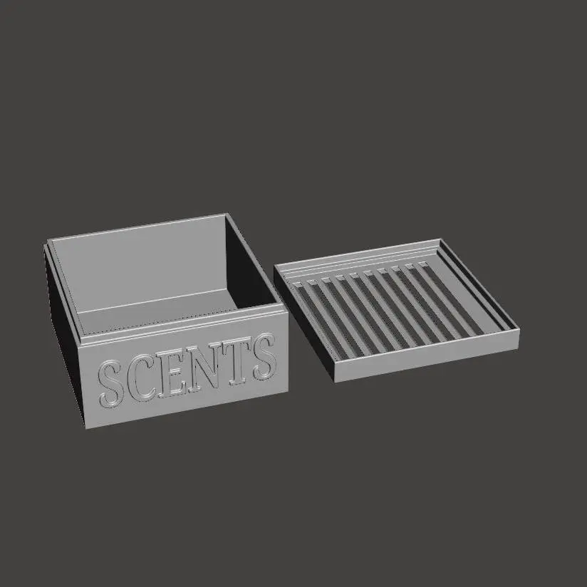 3D Printer Files | 3MF File | Scents Vented Aroma Box | Creality Cloud