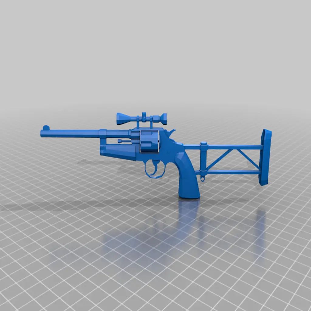 gratuita Cosplay STL Descarga - fallout colt jury-rig - escala cosplay ...