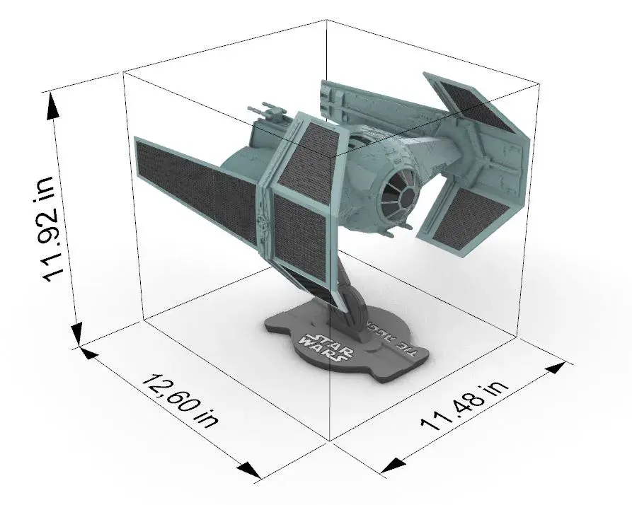 Other STL Download - TIE AGGRESSOR STAR WARSby 3D Araujo