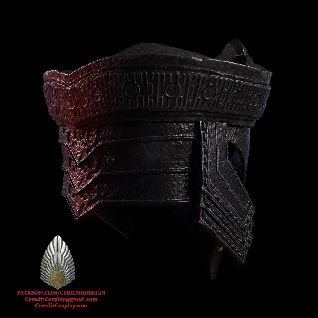 Cosplay STL Download - Ringwraith of Harad helmet lord of the rings 3D ...