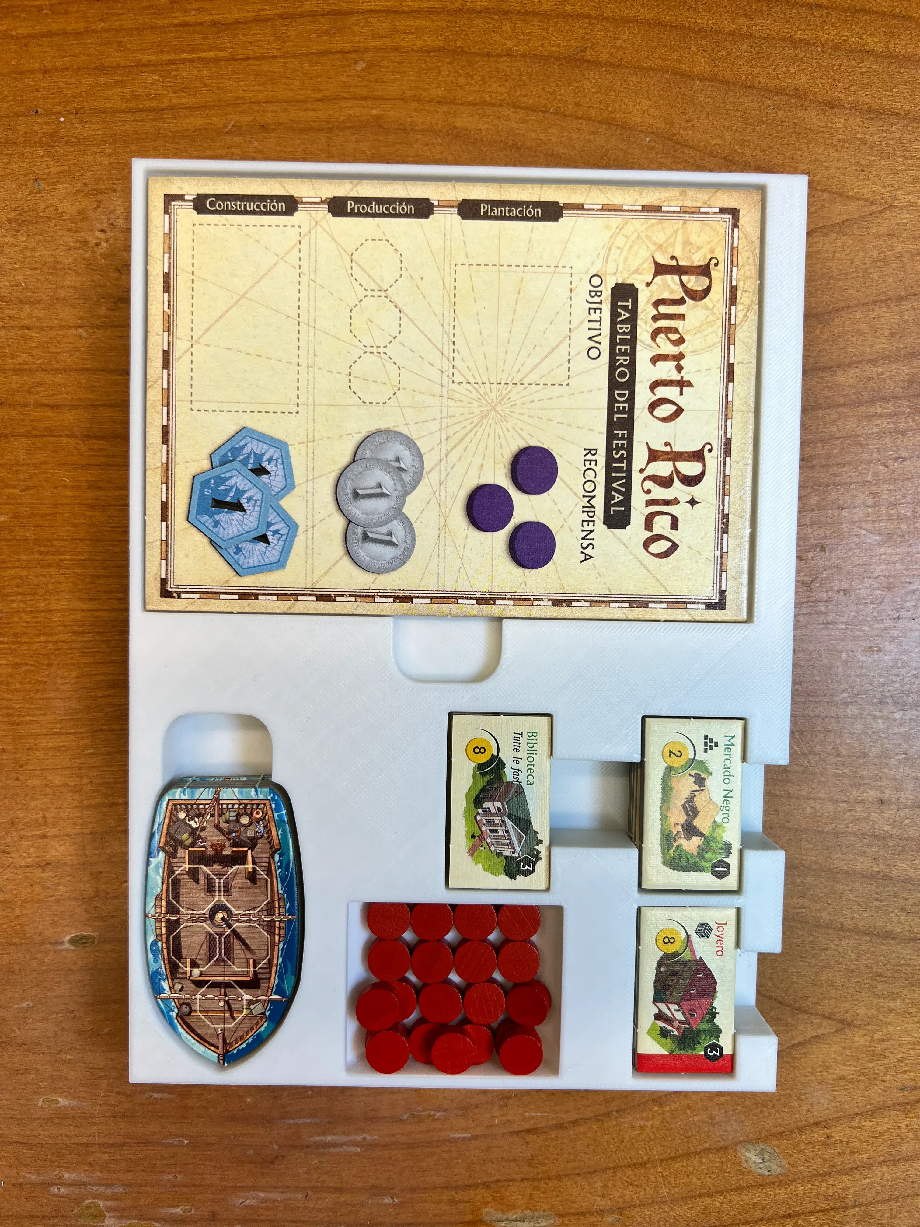 Board Games & Card Games STL Download - Puerto Rico Board Game ...