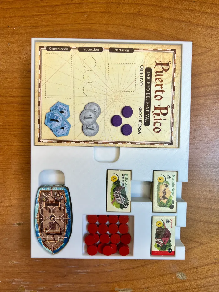 Board Games & Card Games STL Download - Puerto Rico Board Game ...