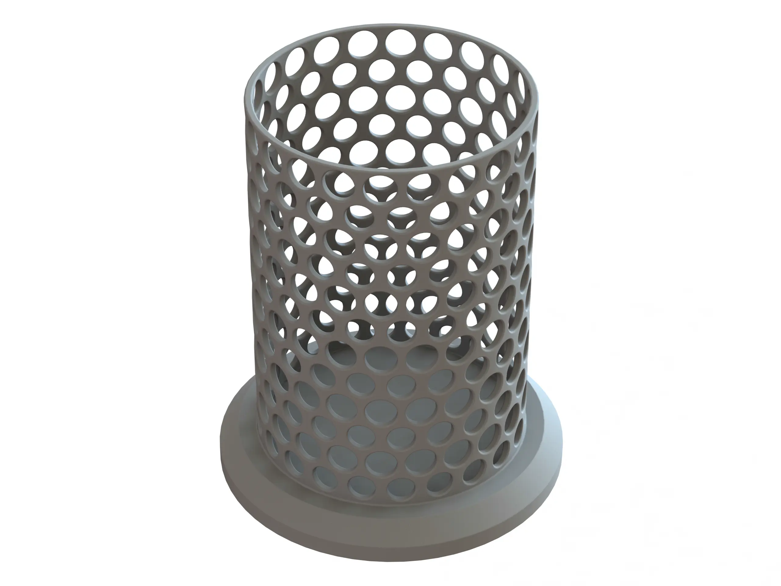 Other STL Download - Plastic Organizer Round Holder 7 cmby MR AnyCAD