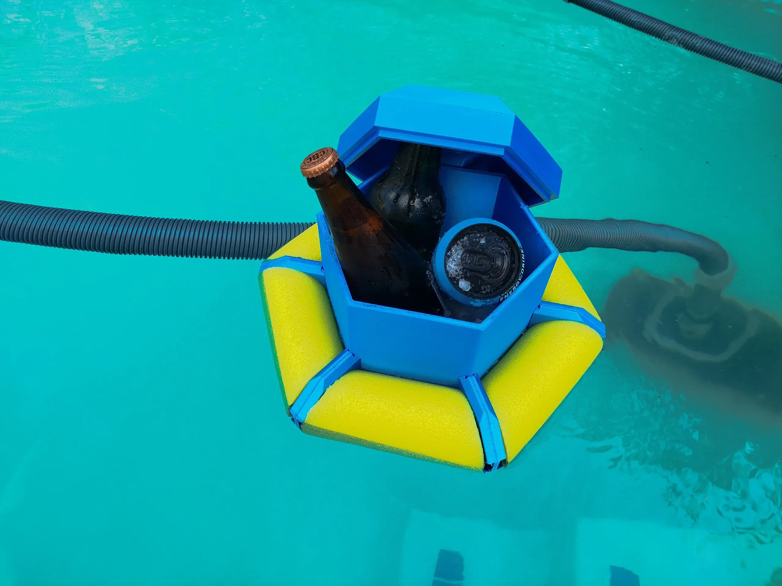 3D Printer Files | 3MF File | Hexagon Pool Ice Bucket | Creality Cloud