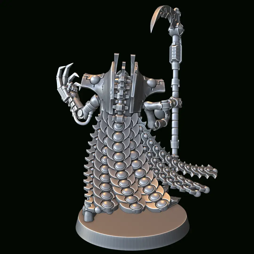 Miniature Games & Accessories STL Descarga - Necron Overlord 2 with orb ...