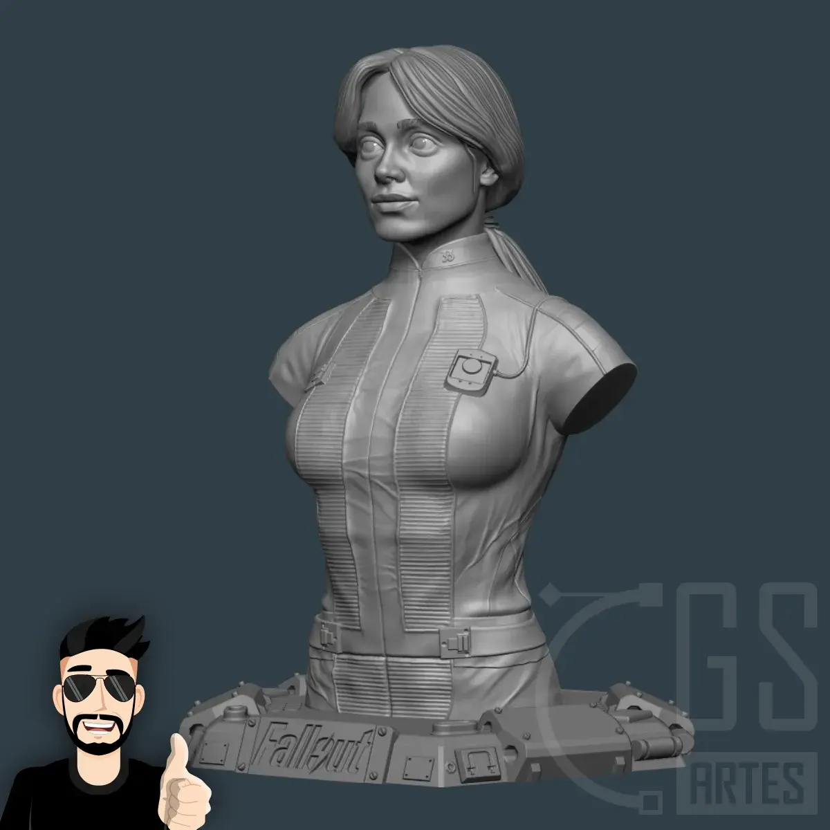 Characters & Creatures STL Download - LUCY MACLEAN - FALLOUTby CGS Artes