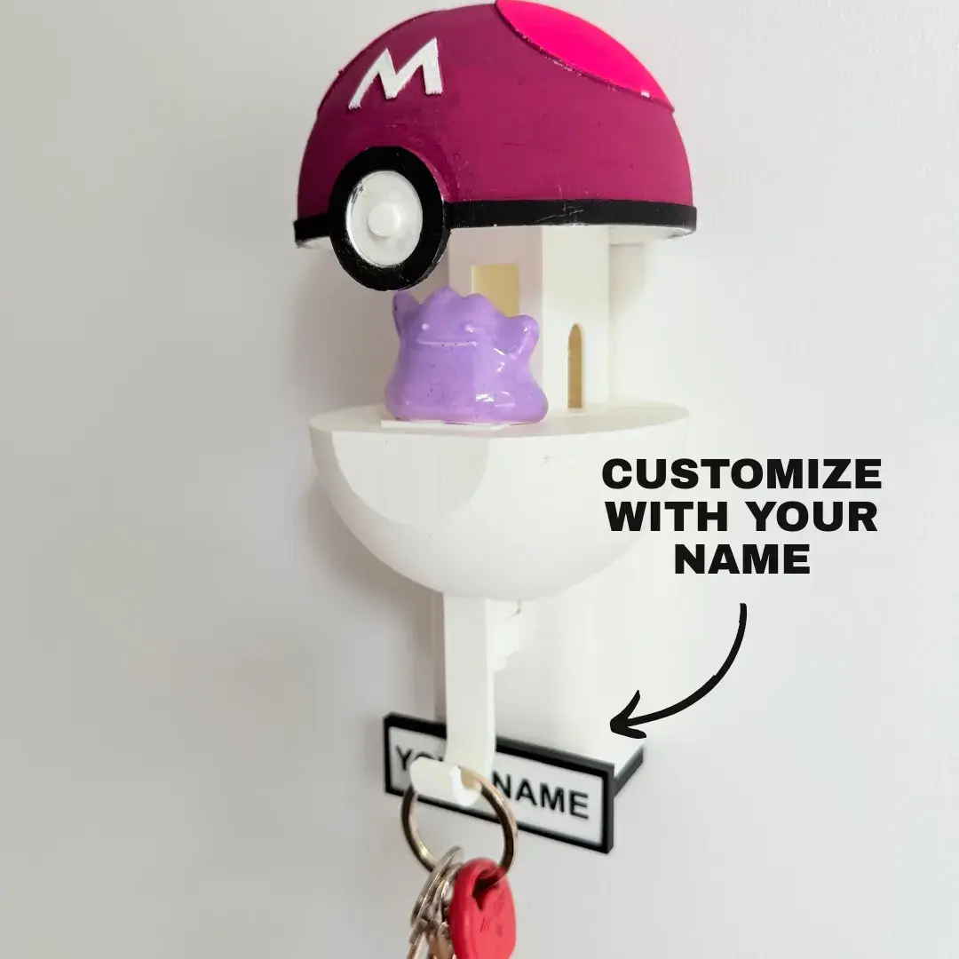 Other STL Download - Ditto Pokemon Key Chain Wall for Home - Ditto and ...