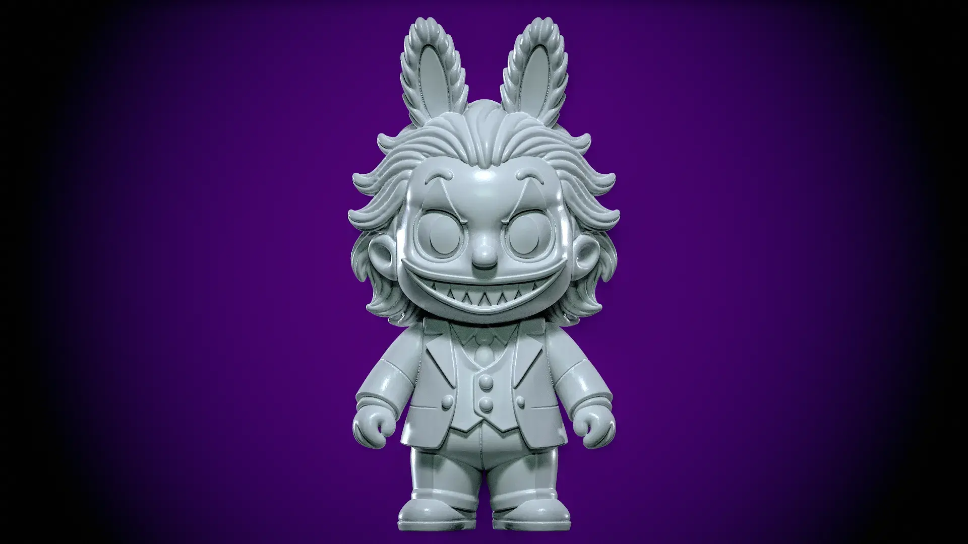 Other STL Download - Labubu - Joker DC Comics statue - 3D printby ...