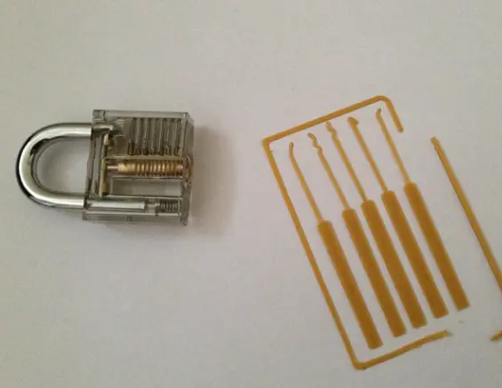 3D Printer Files | 3MF File | lock picking card | Creality Cloud