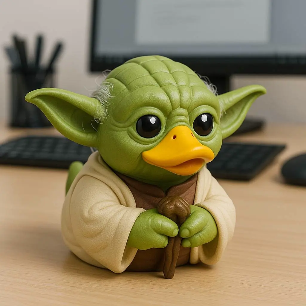 Other STL Download - Rubber Duck - Yoda statue - Star Wars - 3D printby ...