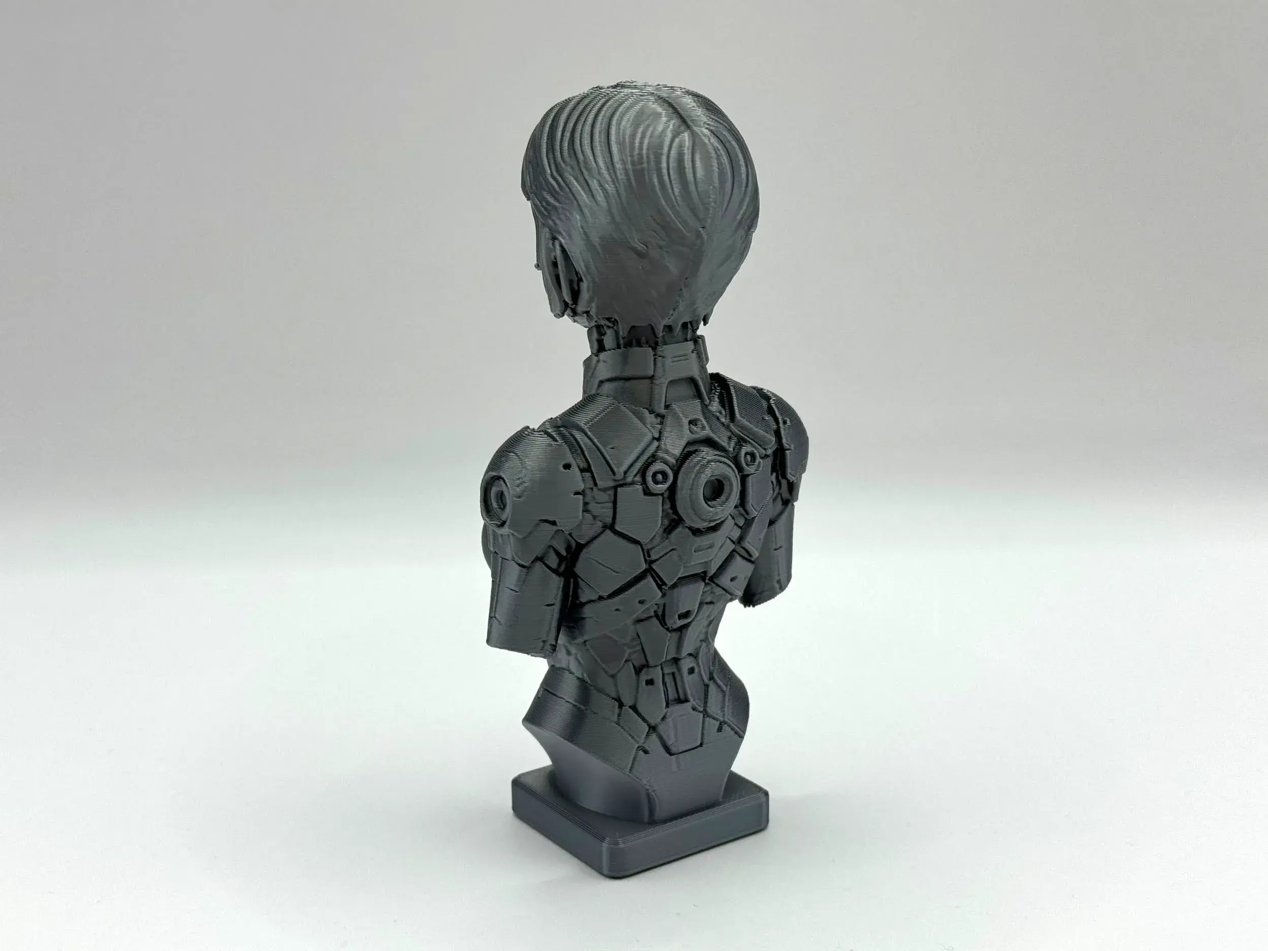 3D Printer Files | 3MF File | Female Cyborg Bust | Creality Cloud