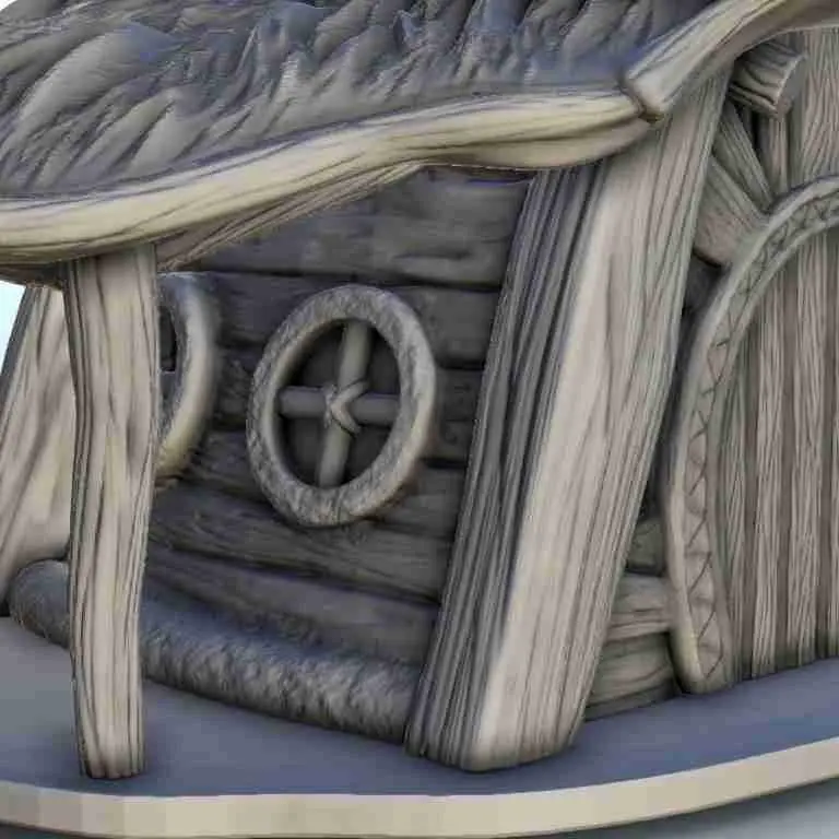 Miniature Games & Accessories STL Download - Small hobbit hole 6 ...