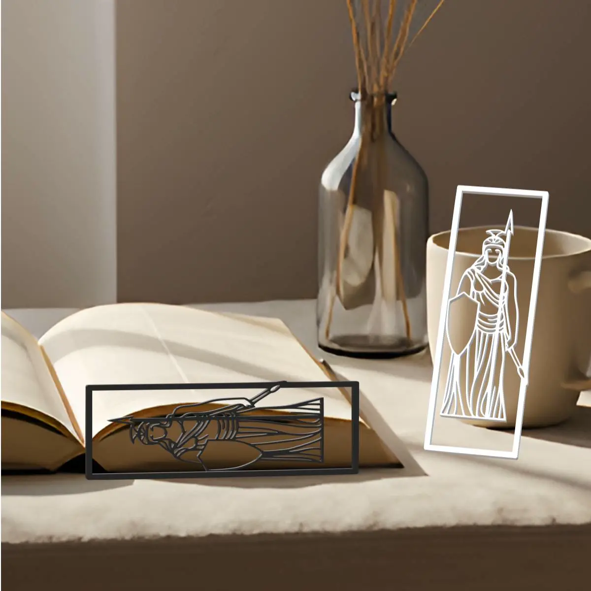 Stationery & Learning Tools STL Download - Athena Bookmark, Creativity ...