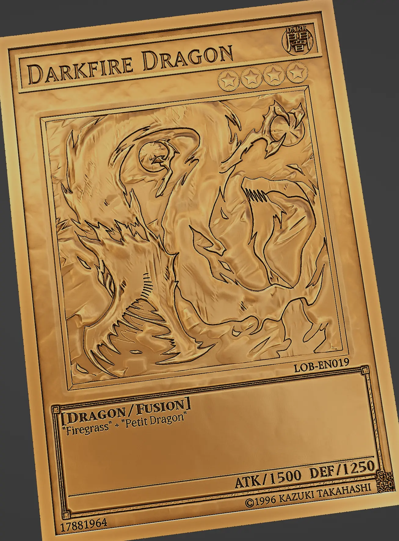 Free Other STL Download - DARKFIRE DRAGON - YUGIOHby Wsonuchiha3D