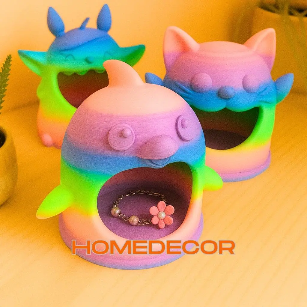 3D Printer Files | 3MF File | Cute Dolphin Holder | Creality Cloud