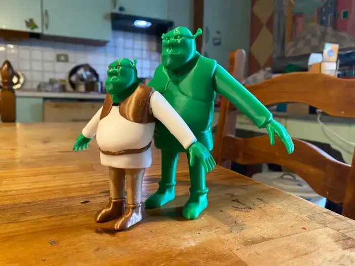 3D Printer Files | 3MF File | Shrek Action Figure | Creality Cloud