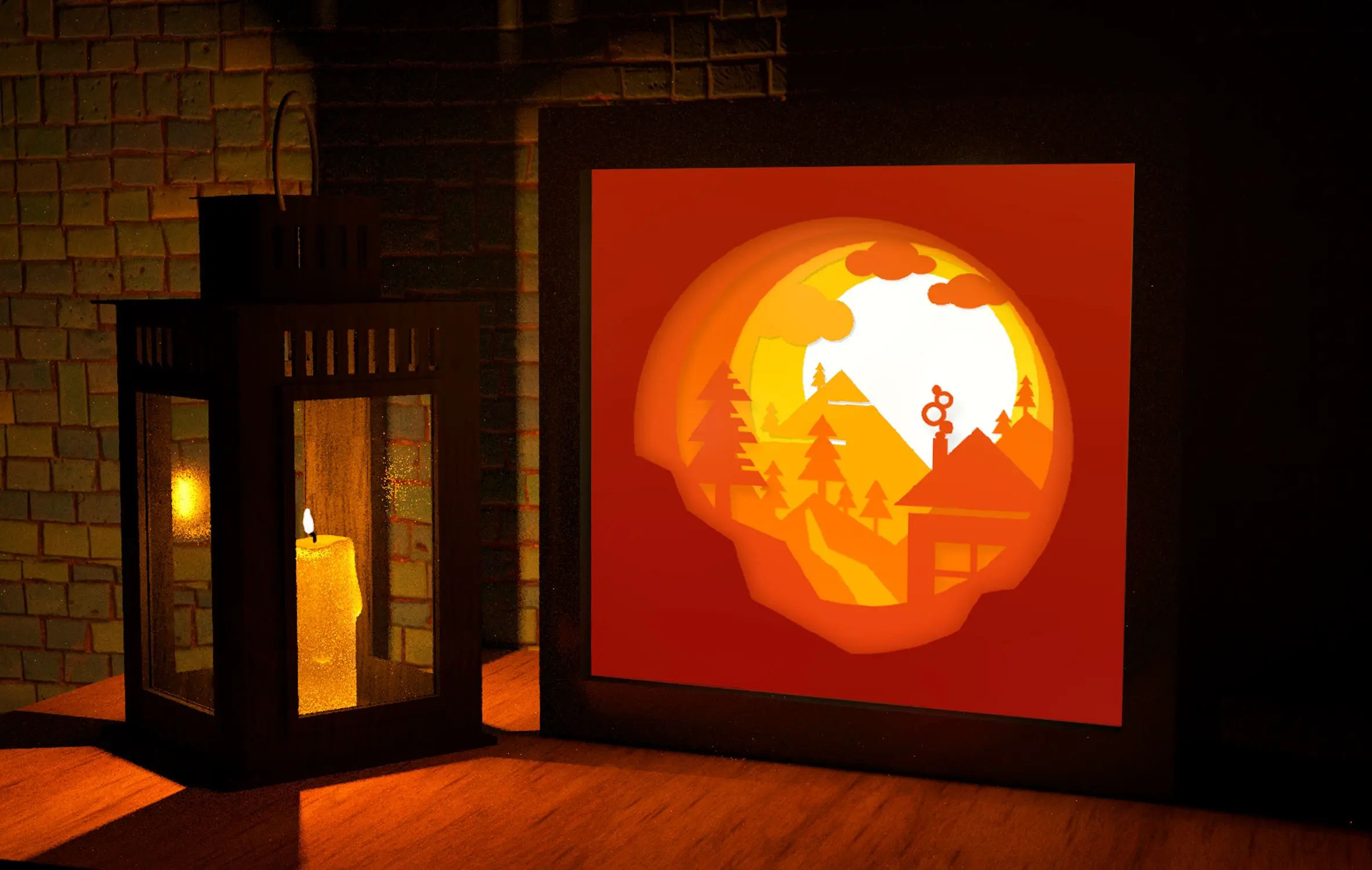 Home Decorations & Ornaments STL Download - lightbox 10 (shadow box)by ...