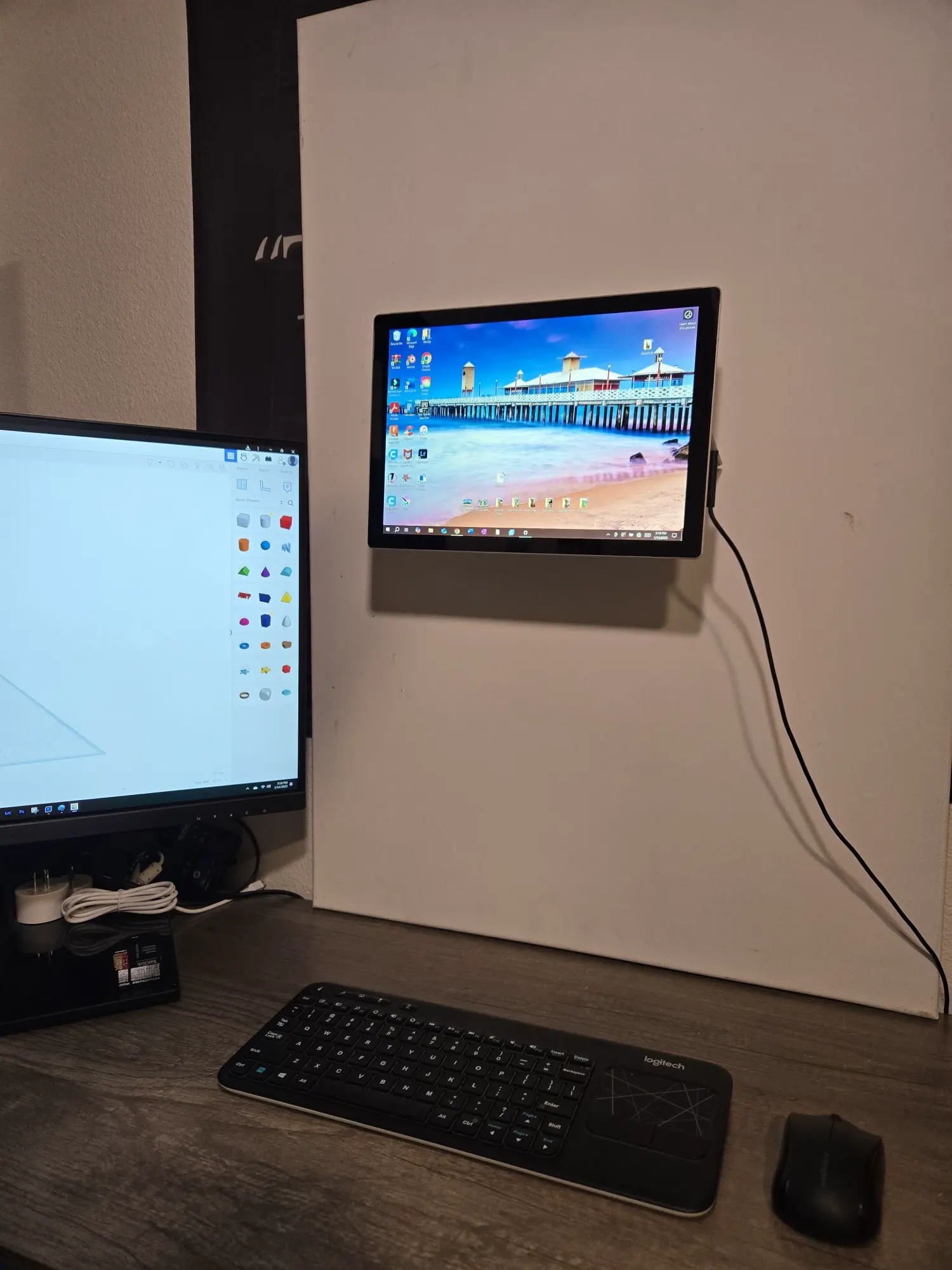 Other STL Download - Surface pro 5 Wall Mount (Full tilt)by Blake Mutz