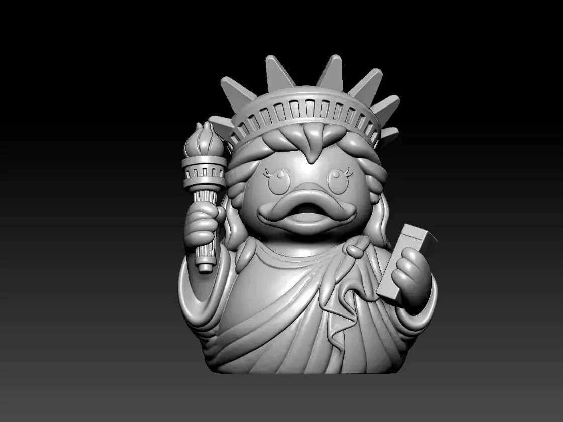 Other STL Download - Rubber Duck - Statue of Liberty model - 3D printby ...