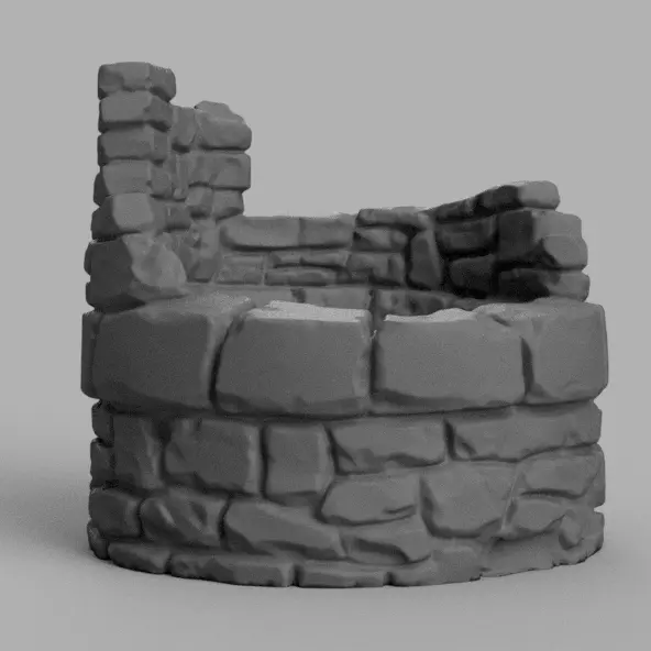 Props & Terrain STL Download - Stone Wellby Motek3D