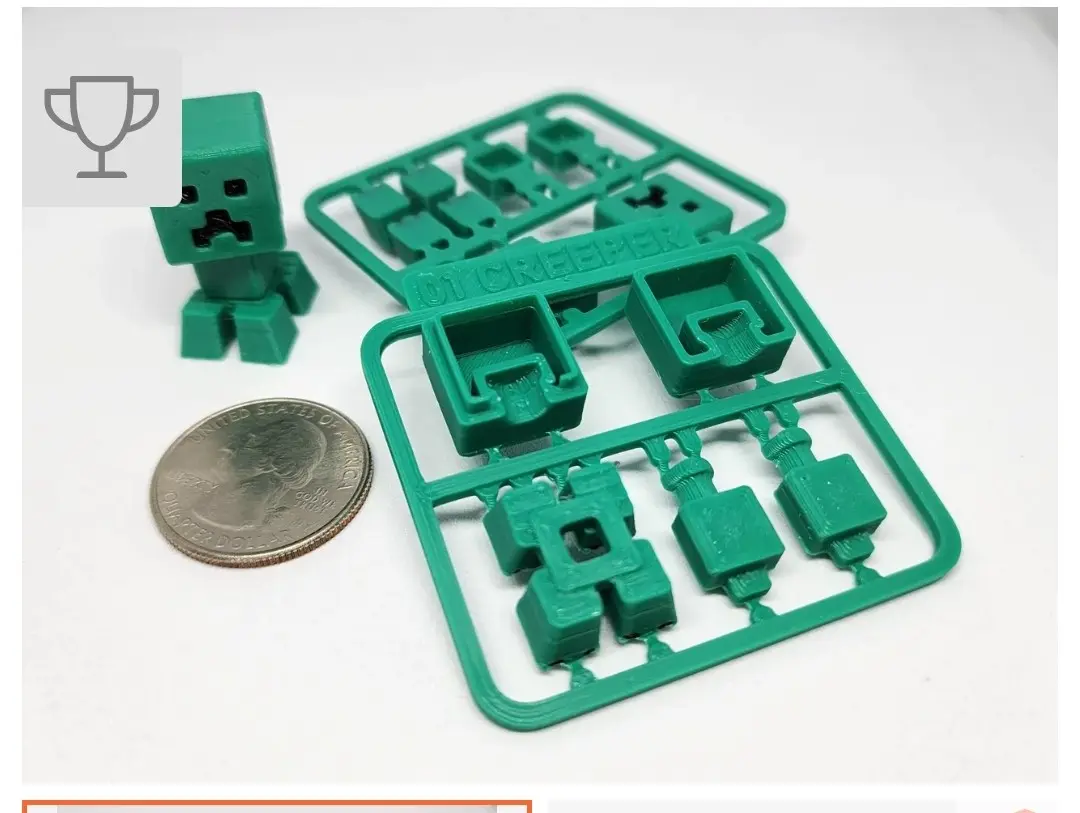 3D Printer Files | 3MF File | Minecraft-inspired Creeper Mini Figure ...