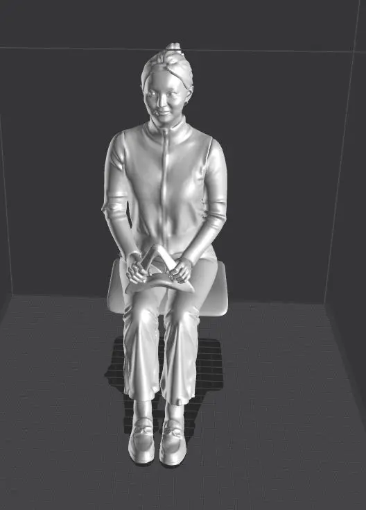 Free Sculptures & Artworks STL Download - sit zora with logoby Creality ...